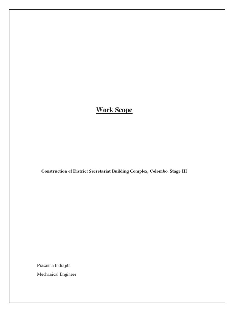 Scope of A Site Mep Engineer | PDF | Building Engineering | Engineering