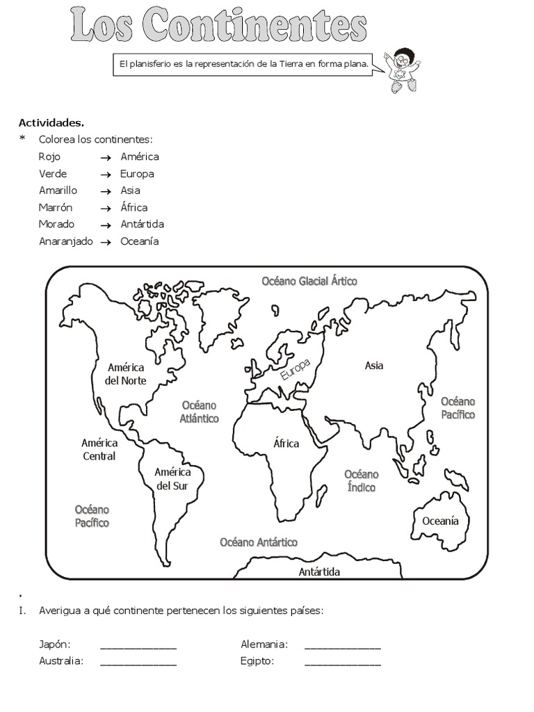 Actividades continentes | Américas | Antártida