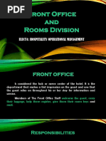 Standard Operating Procedure SOP Front Office | PDF | Travel Agency ...
