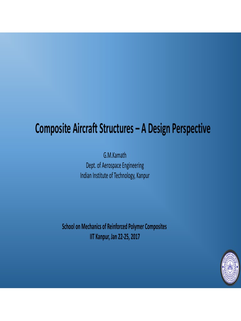 Composite Aircraft Structures - A Design Perspective - GM Kamath | PDF | Composite Material ...