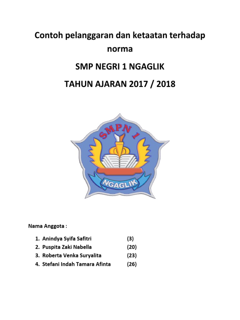 Contoh Pelanggaran Dan Ketaatan Terhadap Norma | PDF