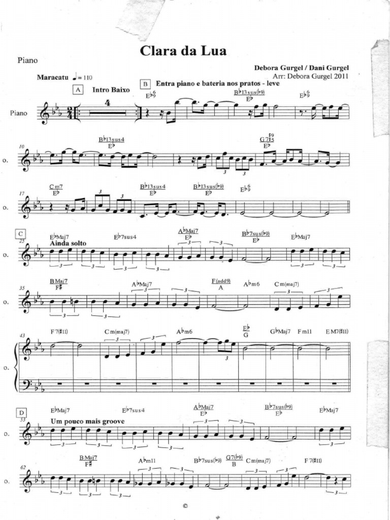 Clara Da Lua (Debora Gurgel - Dani Gurgel) | PDF