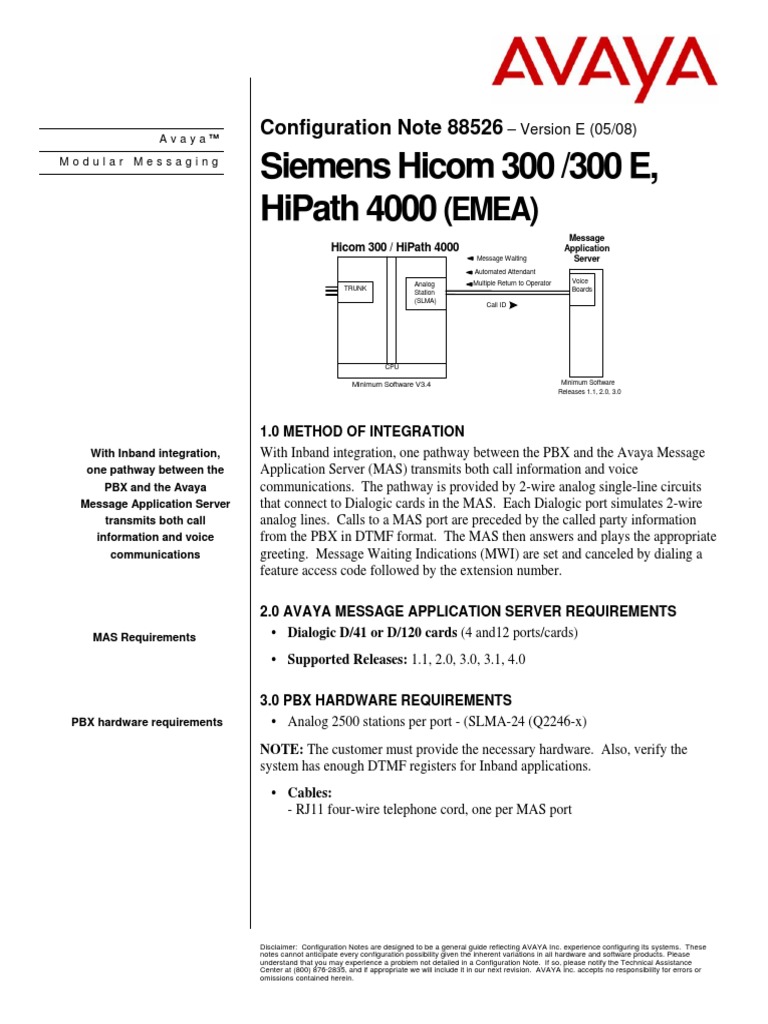Siemens Hicom 300 /300 E, Hipath 4000: (Emea) | PDF | Voicemail | Telephone
