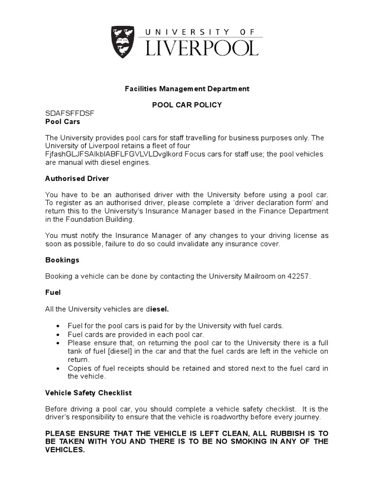 Pool, Car, Policy,, March, 2018 DECEMBER | Download Free PDF | Car ...