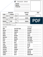 Twilight 2000 Character Sheet PDF | PDF