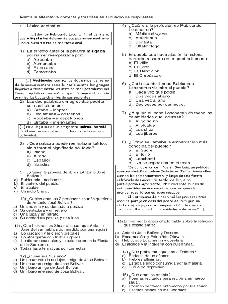 Prueba3 Un Viejo Que Leia Novelas de Amor | PDF | Medicina | Bienestar