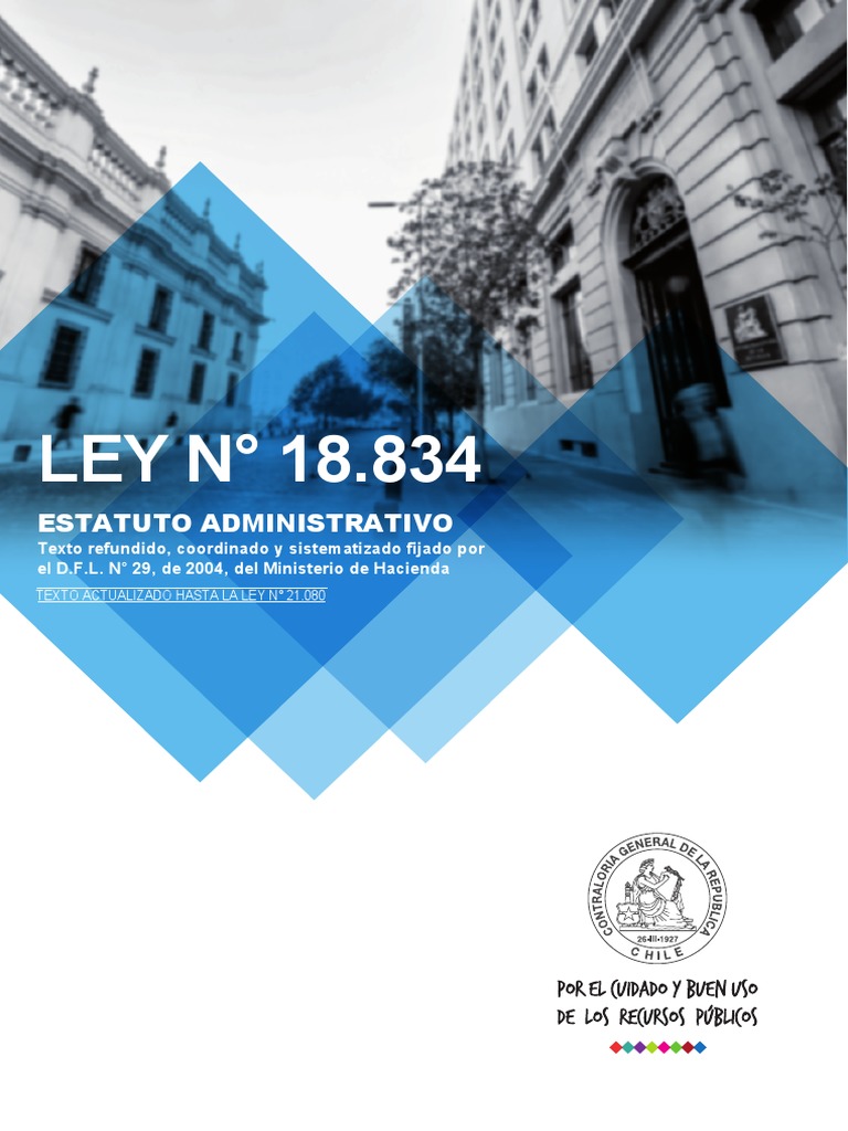 PDF Ley 18834 | Servicio Civil | Salario