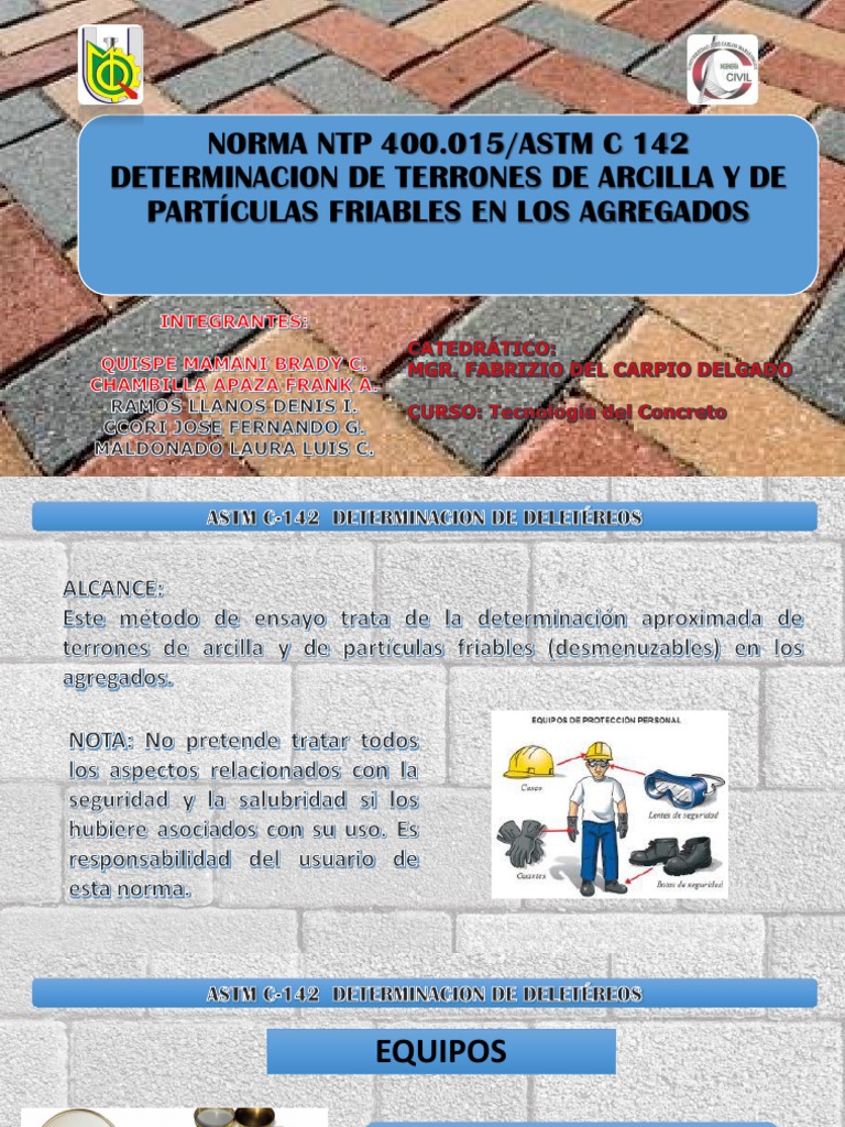 Astm C142 | PDF | Naturaleza