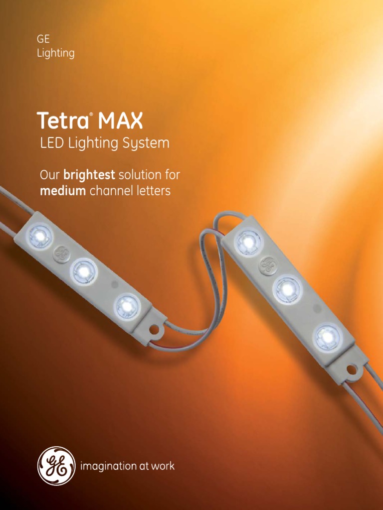 GE LED Signage Lighting Tetra Max Data Sheet | Download Free PDF ...