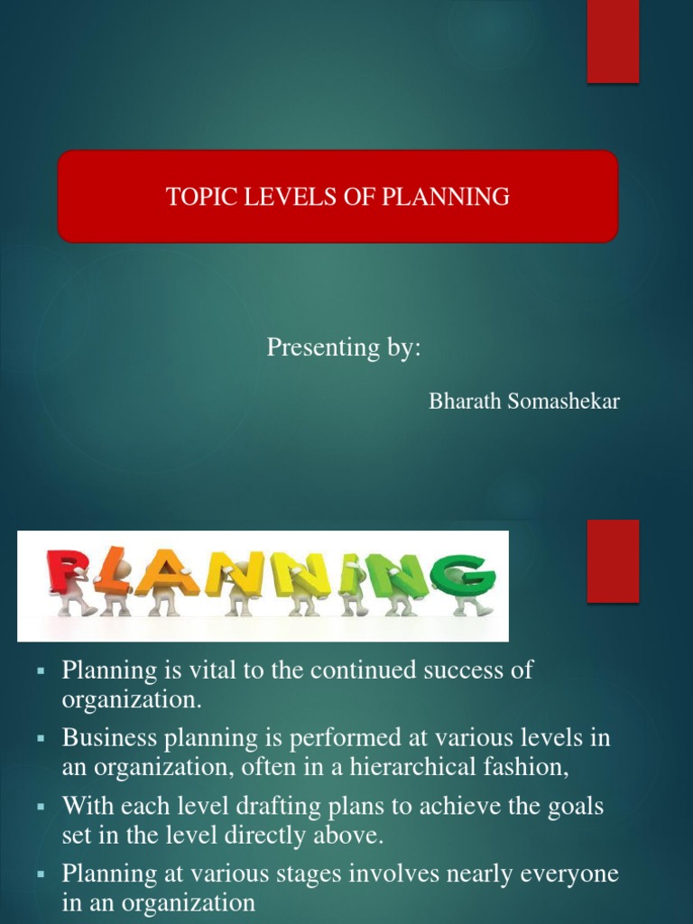 Levels of Planning | PDF | Business | Economies