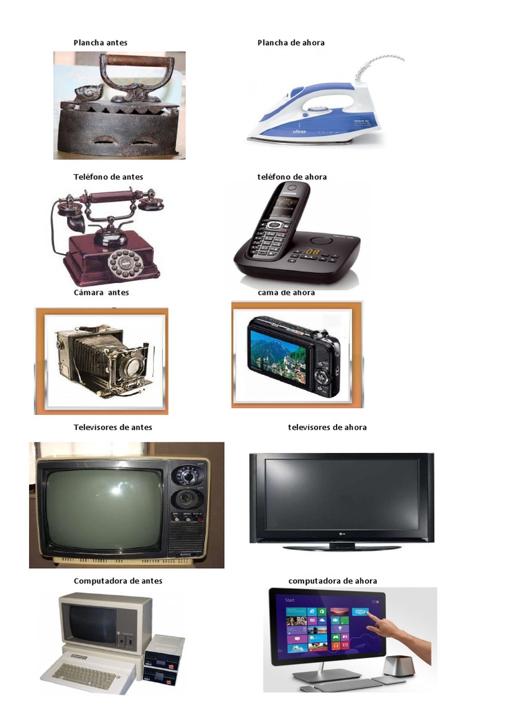 Avances Tecnologicos de Antes y Ahora | PDF