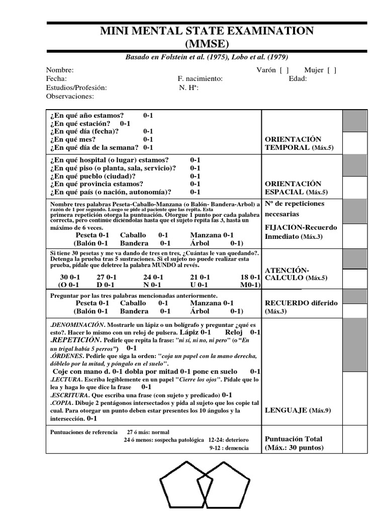 Mini Mental | PDF