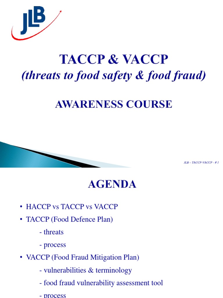 Taccp Vaccp Awareness | PDF | Emergency Management | Business