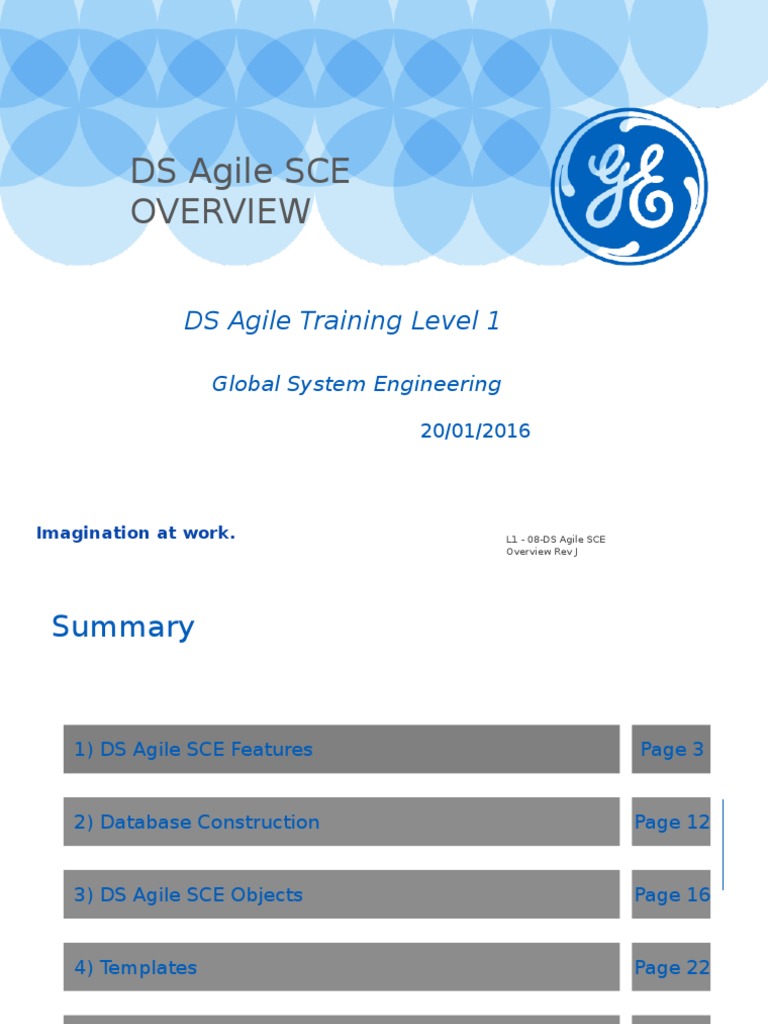08-DS Agile SCE Overview - Rev K | Databases | Data Model