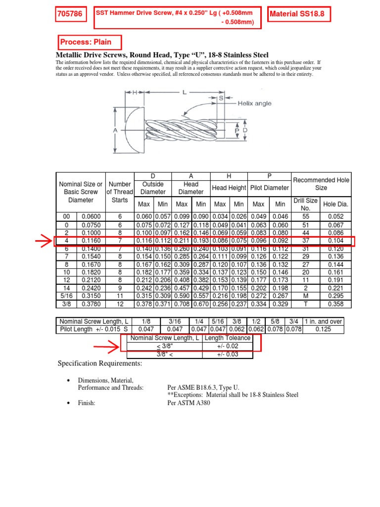 Hammer Drive Screw | PDF | Screw | Tools