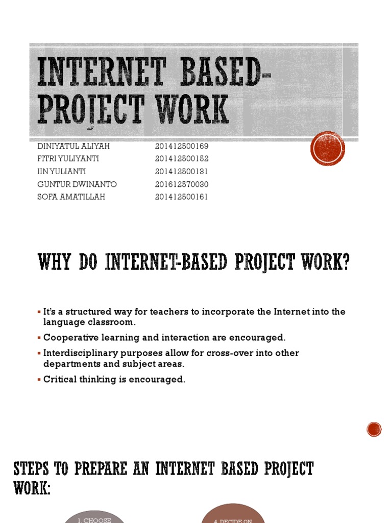 Internet Based-Project Work | PDF | Educational Psychology | Cognition