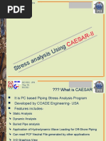 CAESAR II Static Modeling Tutorial | PDF | Pipe (Fluid Conveyance) | Pump