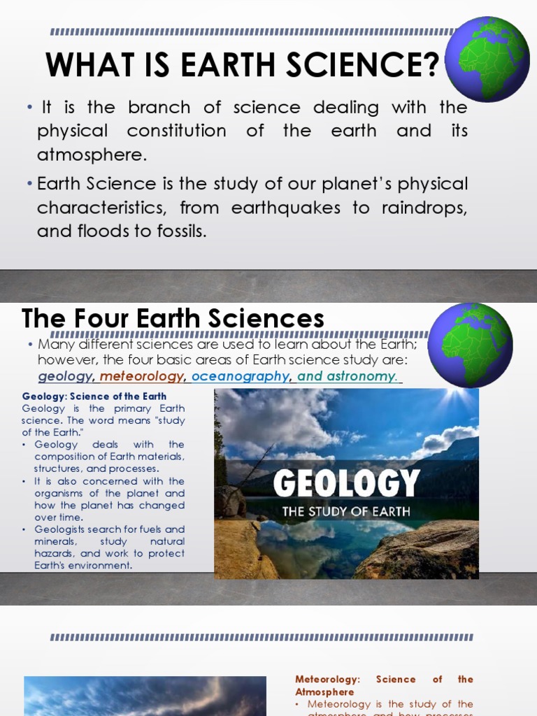 What Is Earth Science | PDF | Earth Sciences | Physical Sciences