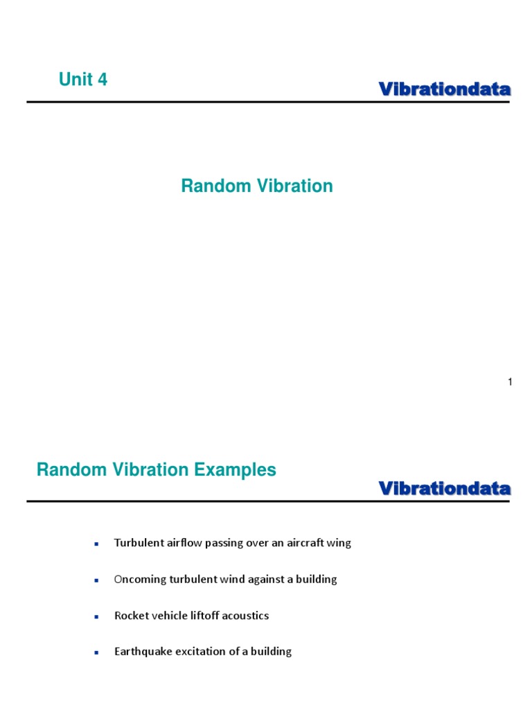 Webinar Random Vibration | PDF | Root Mean Square | Standard Deviation