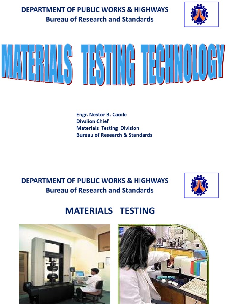 Lecture On-Importance of Materials Testing | PDF | Specification ...