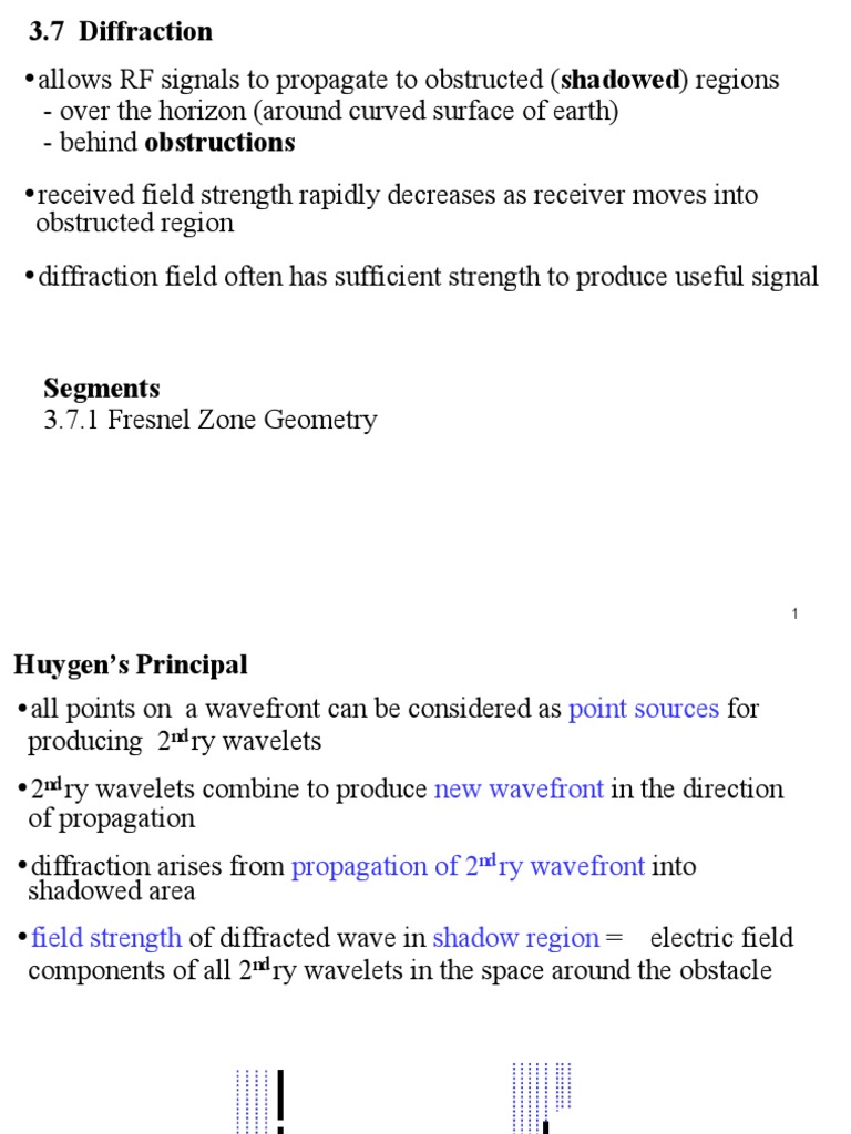 Diffraction Loss-Rap Ch3 Large Scale 2 Part3 | PDF | Diffraction ...