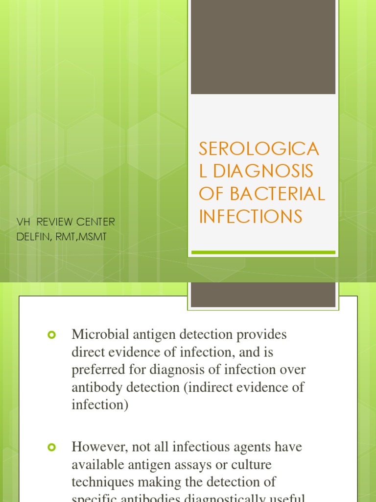 Bacterial Serological Tests | PDF | Streptococcus | Infection