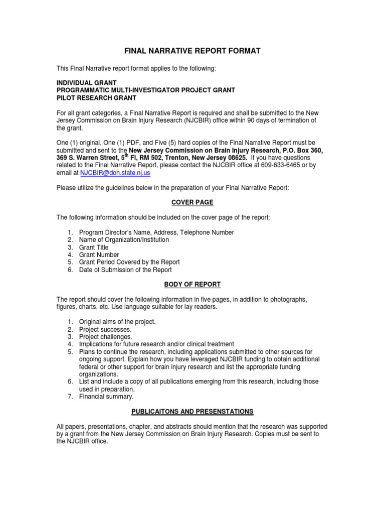 Final Narrative Report v.20 | PDF