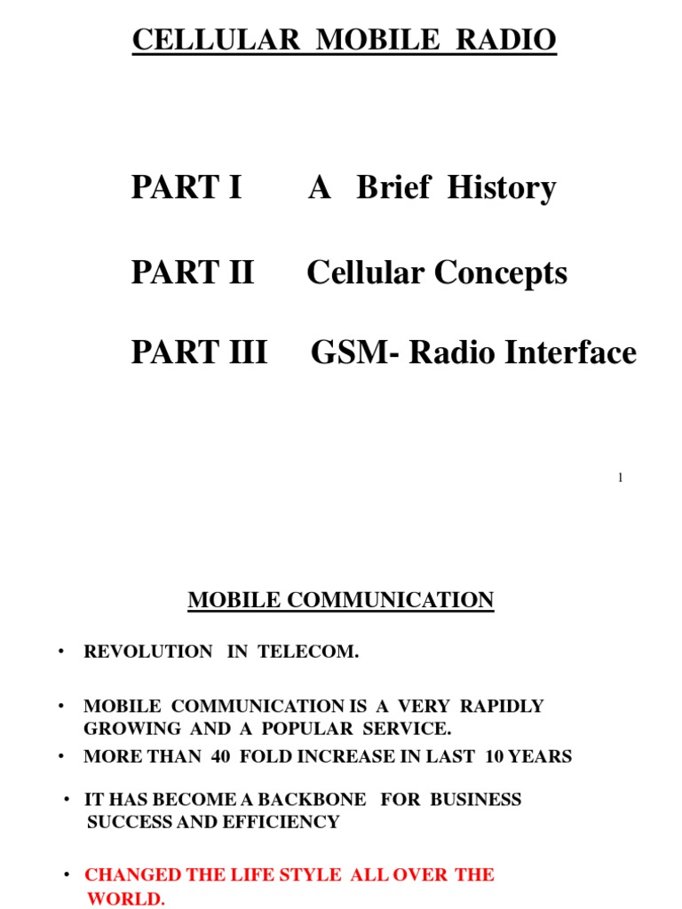 Cellular Concepts | PDF | Cellular Network | Mobile Telephony