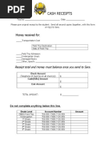 Petty Cash Handover | PDF | Cash | Money