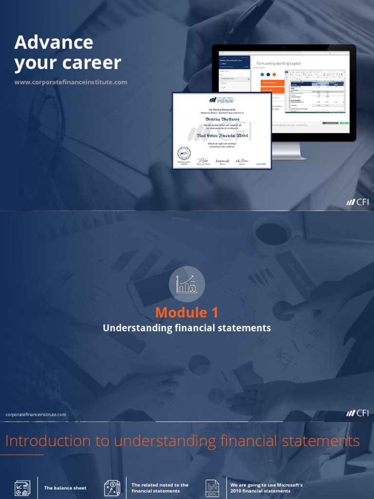 Reading Financial Statement by CFI | PDF | Deferred Tax | Balance Sheet