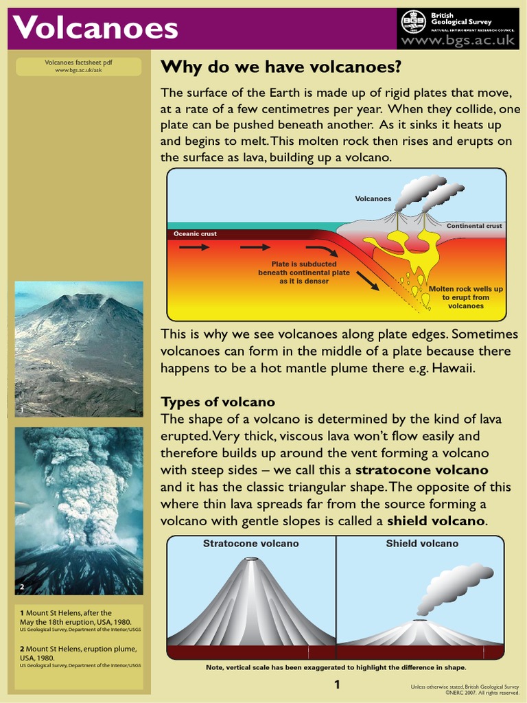Why Do We Have Volcanoes?: WWW - Bgs.ac - Uk | PDF | Volcano | Lava