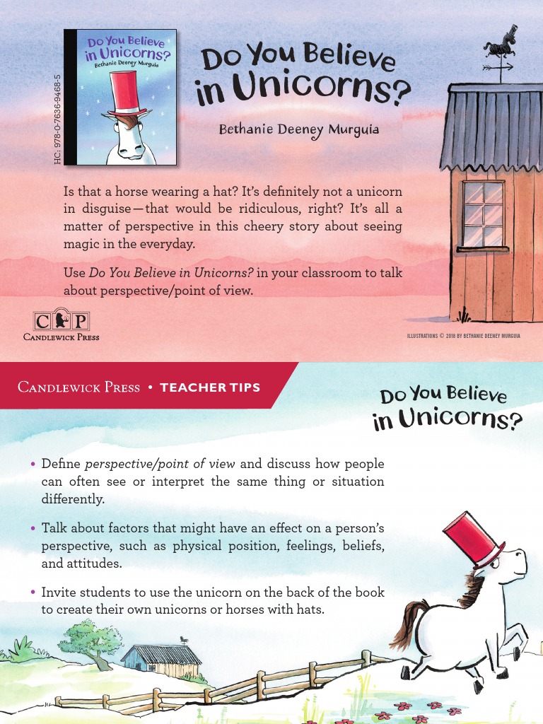 Do You Believe in Unicorns? Teacher Tip Card | PDF