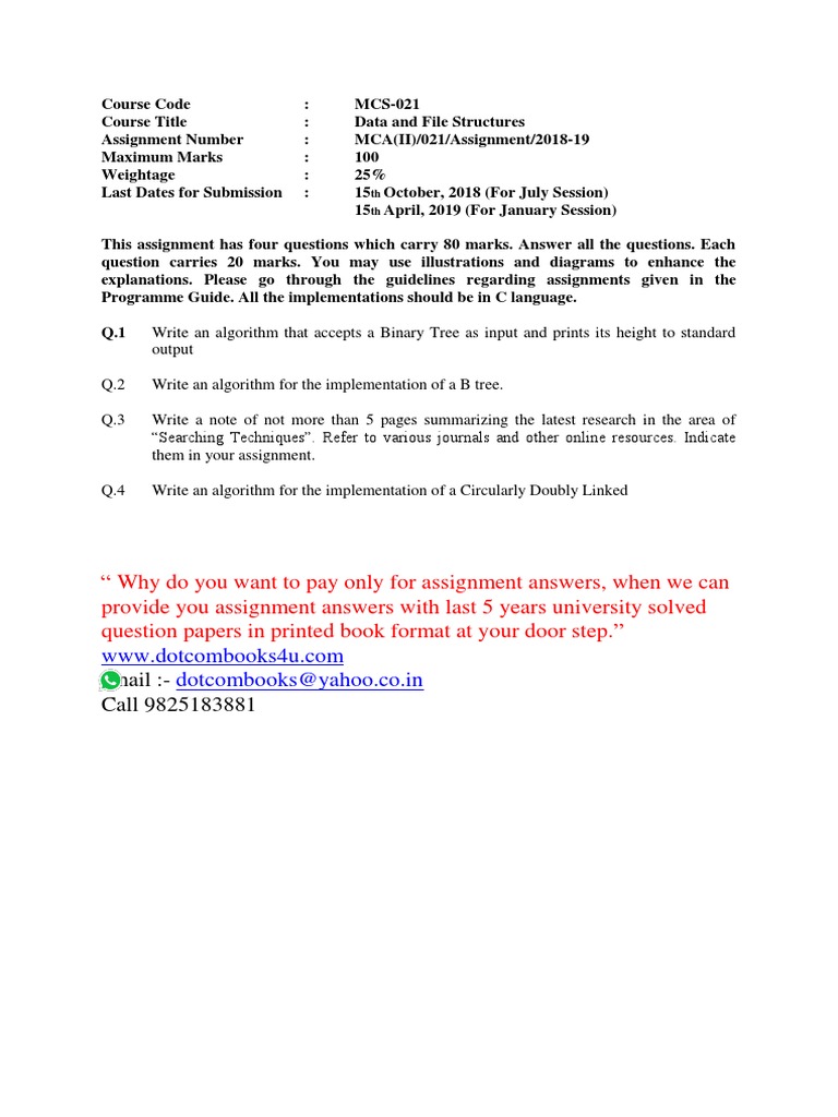 BCA 3rd Sem. Ass.2018-19 | PDF | C++ | Class (Computer Programming)