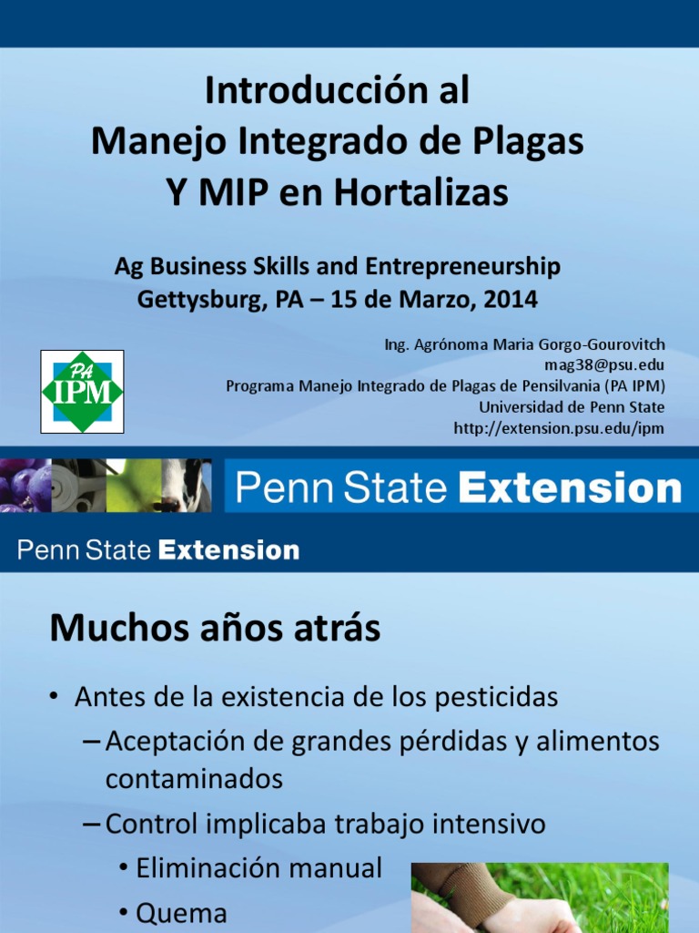 Manejo Integral de Plagas y Enfermedades agrícolas | PDF | Plaga (organismo) | Pesticida