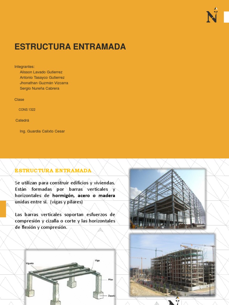 Estructura Entramada | PDF | Hormigón | Acero