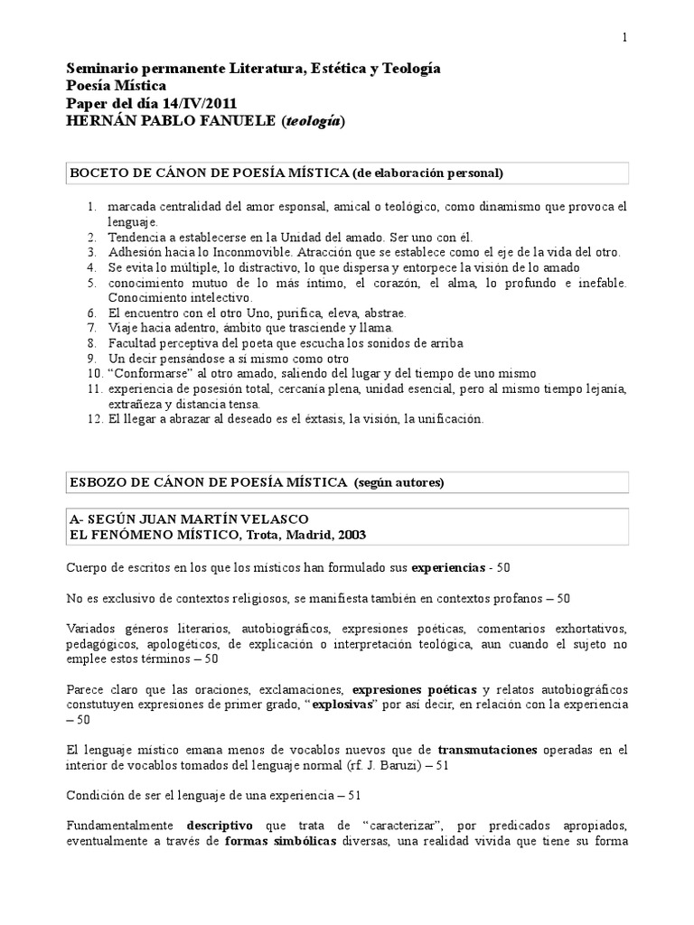 Poesía Mística y Lenguaje Transgresor | PDF | Misticismo | Los símbolos