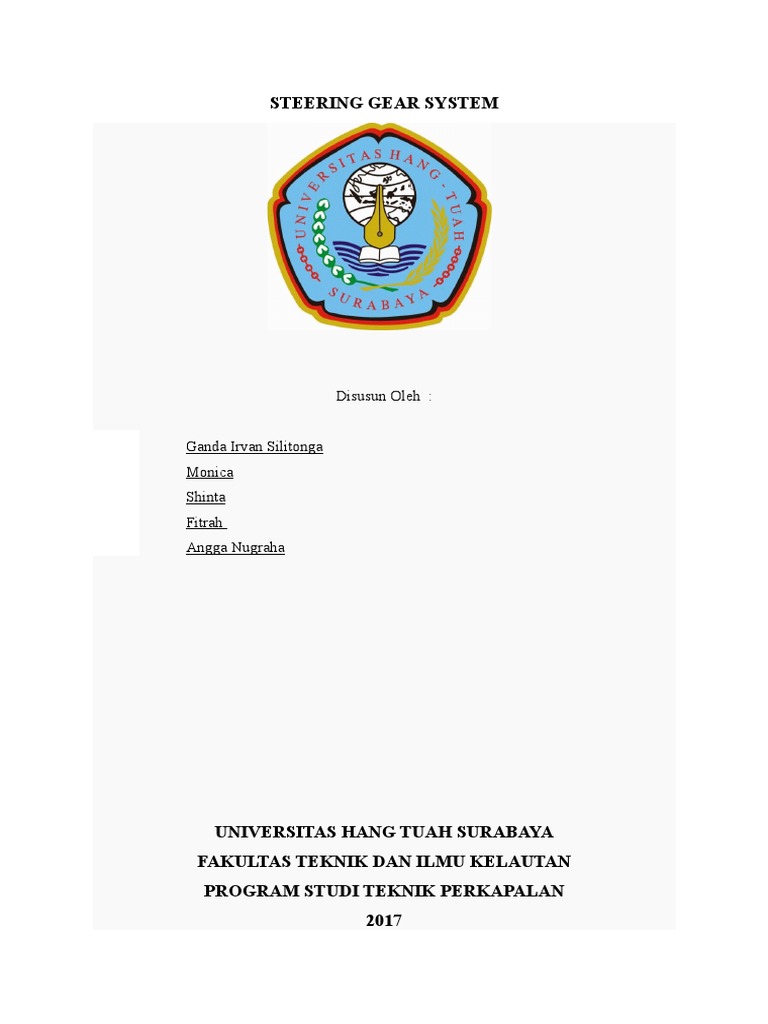 Sistem Kemudi dan Steering Gear Kapal | PDF