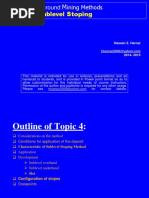 Sublevel Open Stoping Method | PDF | Mining