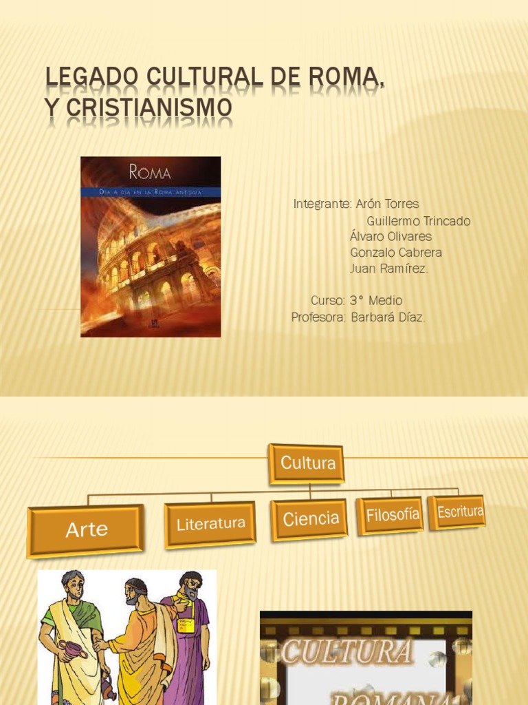 Legado Cultural de Roma | Descargar gratis PDF | Roma antigua | Ley romana