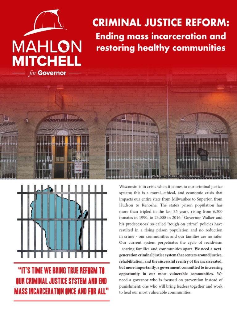 Mahlon Mitchell - Ending Mass Incarceration and Restoring Healthy ...