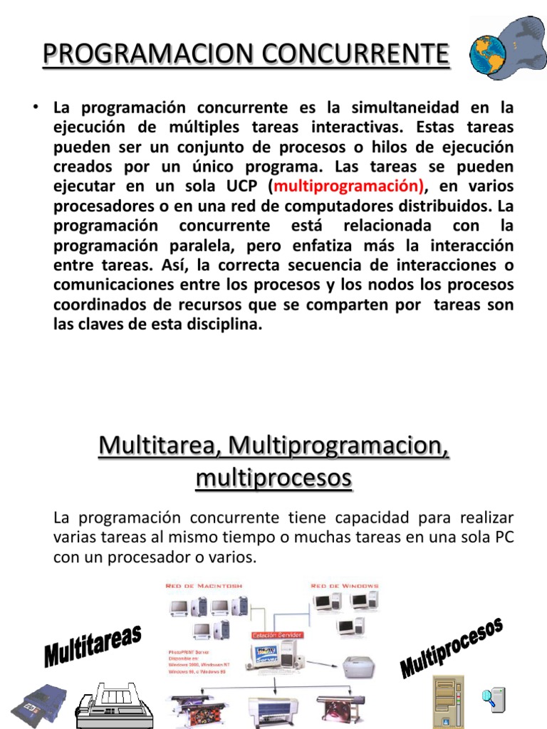 Programacion Concurrente: - La Programación Concurrente Es La Simultaneidad en La | PDF ...