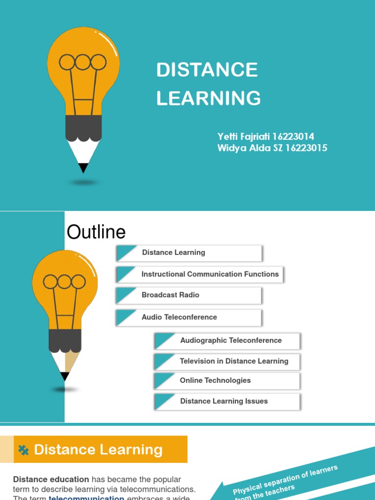 Distance Learning | PDF | Distance Education | Television