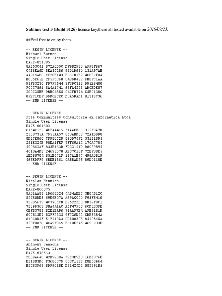 Sublime Text 3 | PDF | Business