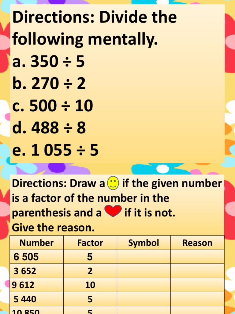 Divisibility Rules: Understanding Factors and Divisibility through ...