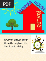 House Rules During Training | PDF