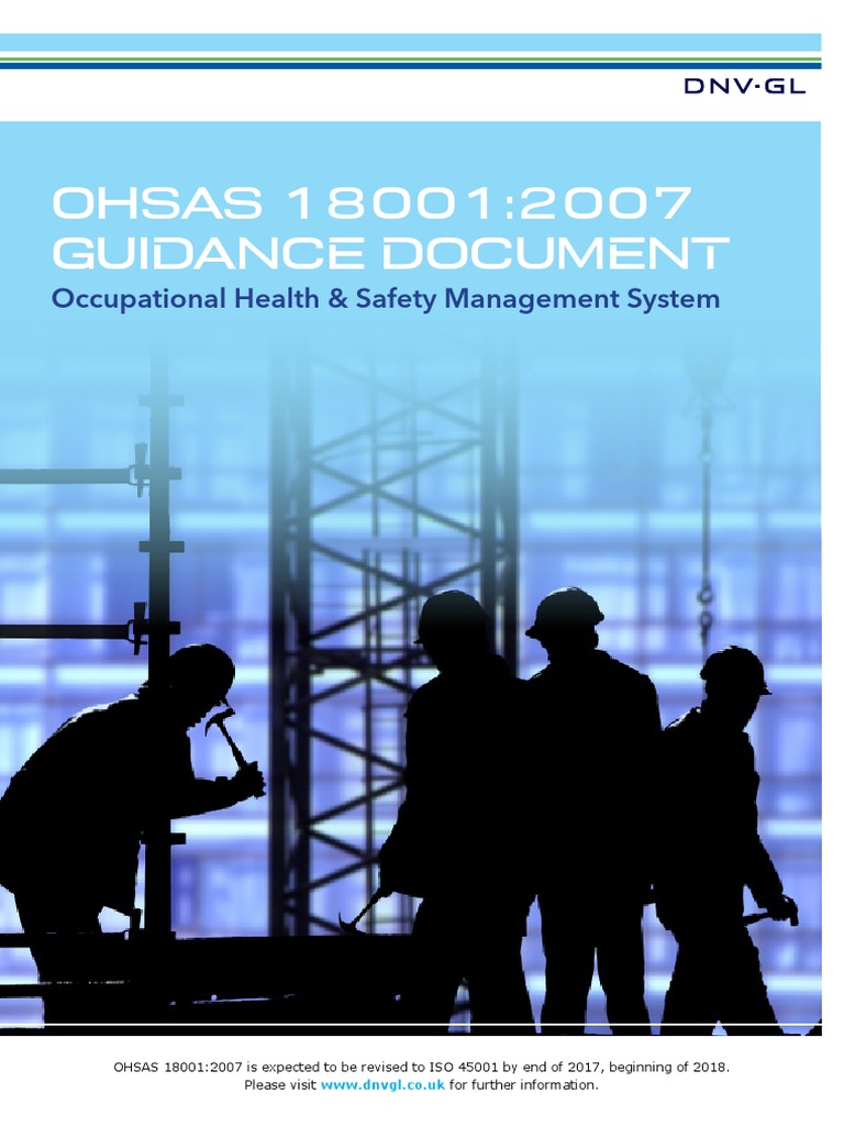 OHSAS 18001:2007 Safety Management Guide | PDF | Occupational Safety ...