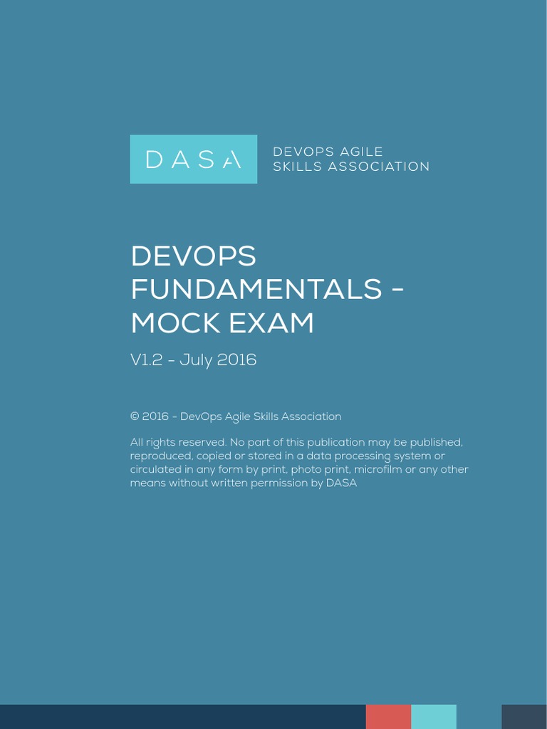 DevOps Fundamentals Mock Exam v1.2 | PDF | Scrum (Software Development ...