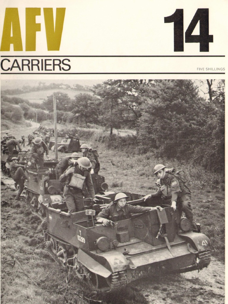 AFV Weapons Profile No. 14 - Carriers PDF | PDF | Armed Conflict | Unrest
