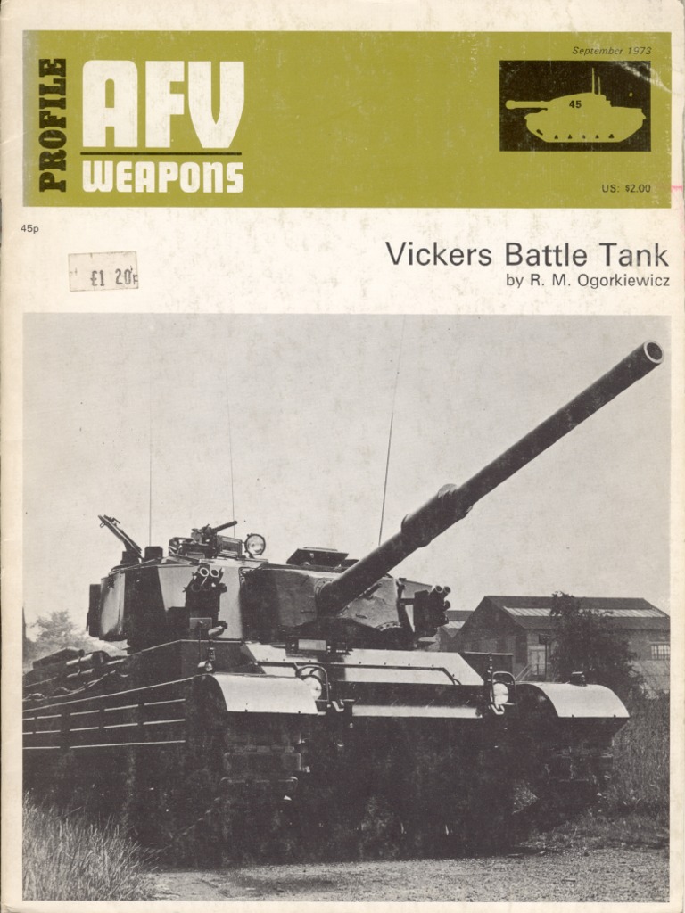 AFV Weapons Profile No. 45 - Vickers Battle Tank PDF | PDF