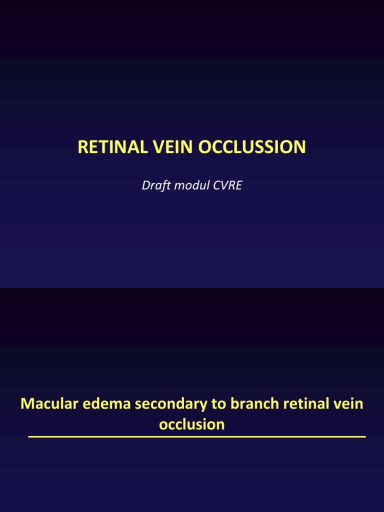 Module RVO | PDF | Medical Specialties | Angiology
